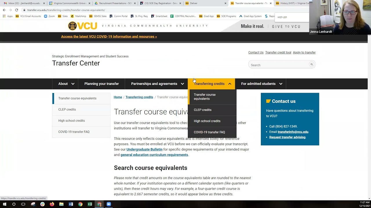 Transfer Equivalencies Quick Tutorial