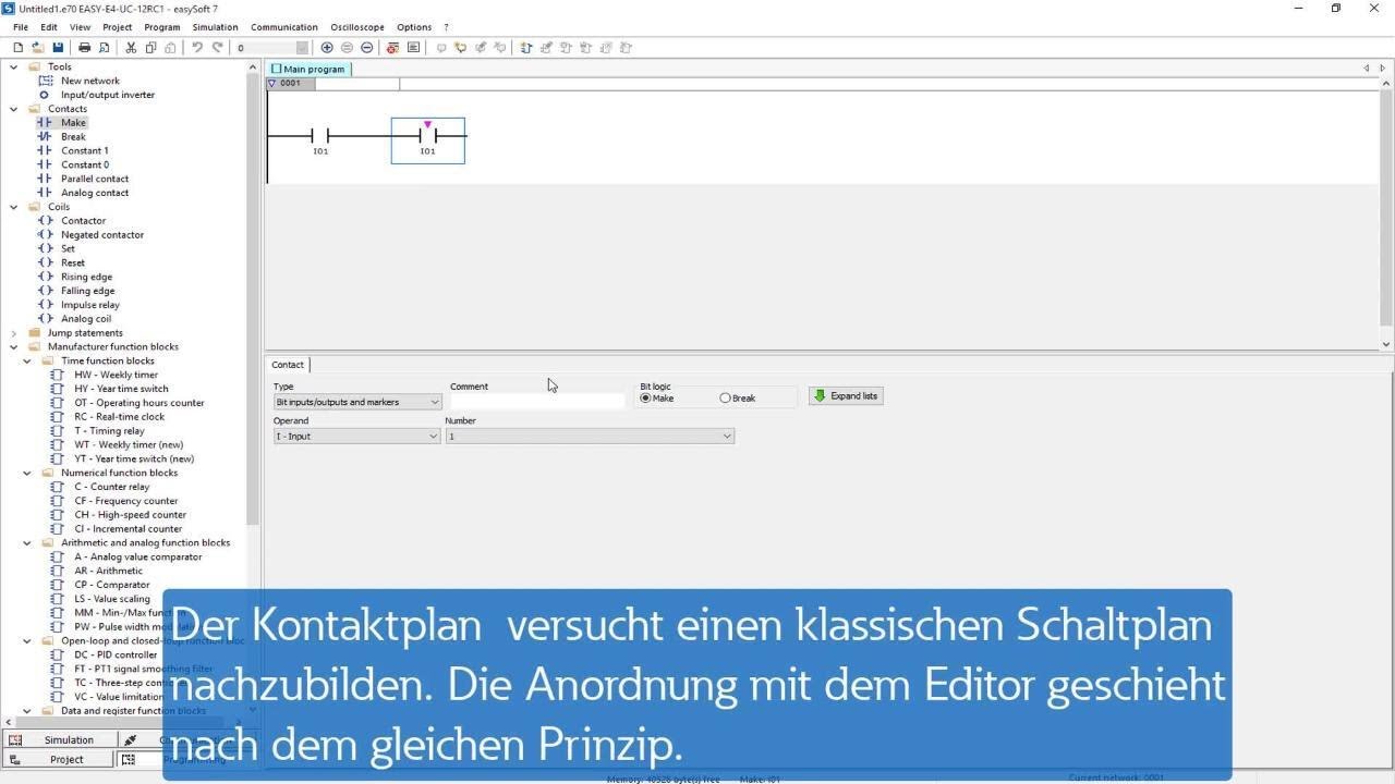 easySoft - Kontaktplan (KOP)