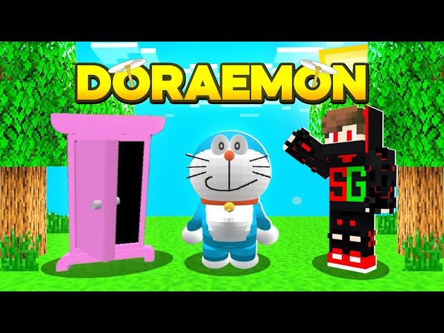 Minecraft But There IS Doraemon Minecraft Mod