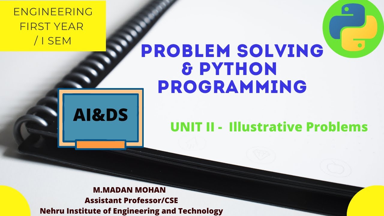 9 #GE8151 #UNIT2 #IllustrativeProblems #Problemsolvingandpythonprogramming, #2017regulation #FIRST
