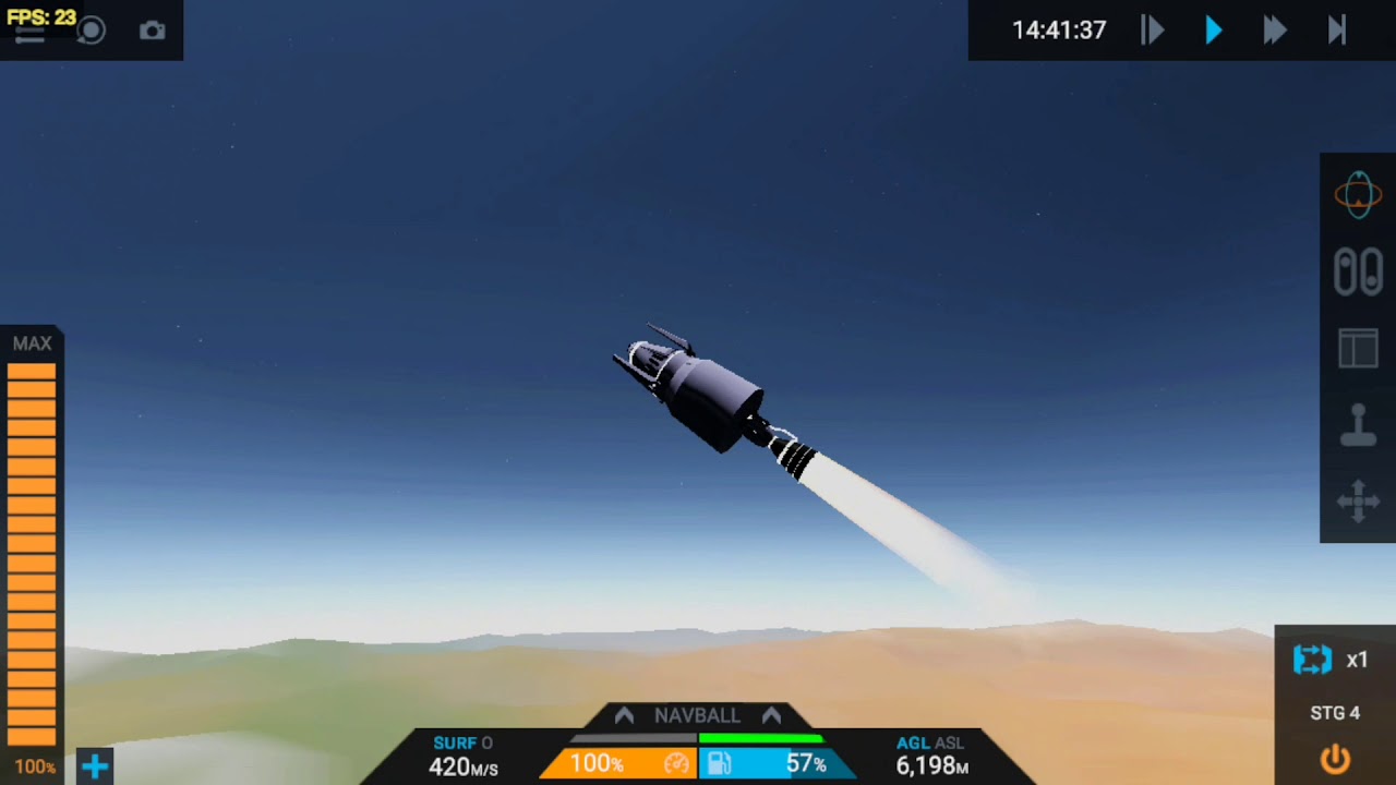 Fully Automatic Rocket Launch and Landing - Simplerockets 2