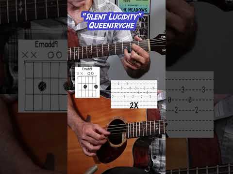 The beautiful guitar intro to silent lucidity by Queensryche #shorts