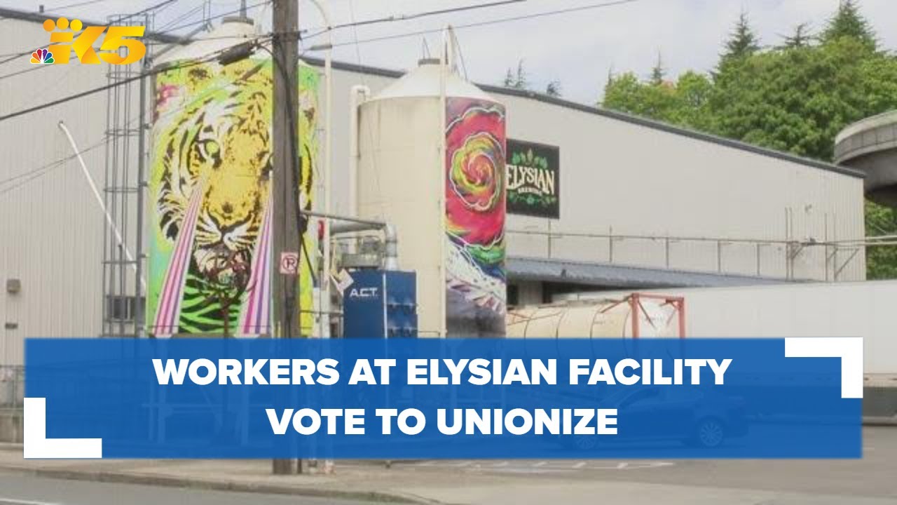 Workers at Elysian Brewing facility in Seattle's Georgetown neighborhood vote to unionize