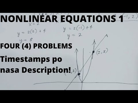 Precalculus Tagalog – (1/5) Nonlinear Equations – STEM 11