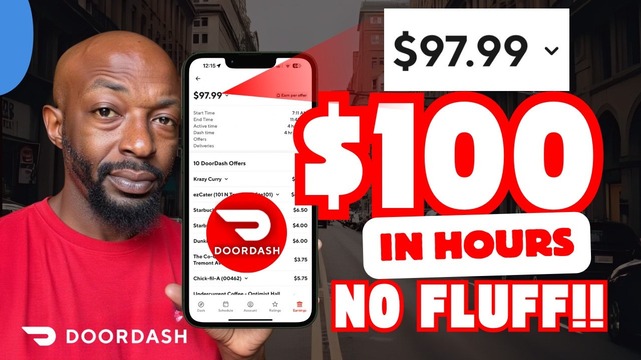 Make $100 in Hours on Doordash - 4 Next Level Tips