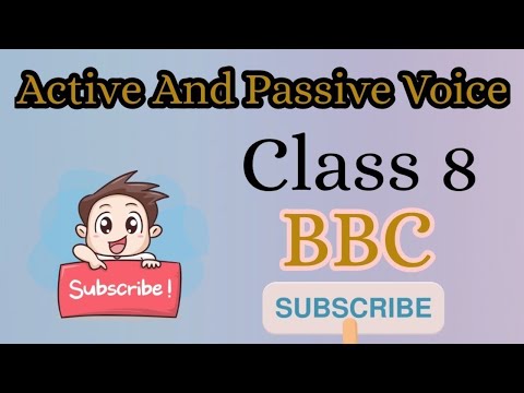 Active and Passive Voice: Assignment, Class 8 BBC Compacta Solutions- 5 ...