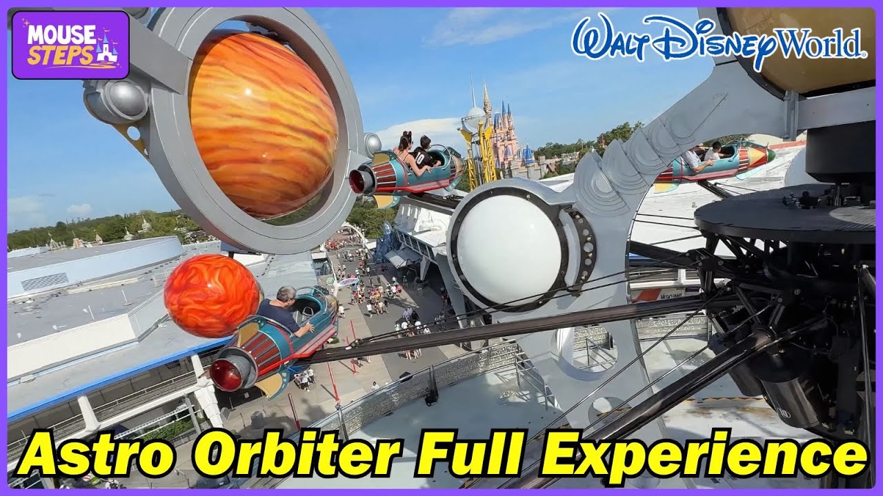 Astro Orbiter POV Ride and Queue at the Magic Kingdom - Walt Disney World (4K) - Tomorrowland