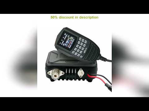 #WP-12 Mini Mobile Radio FM Transceiver 25W 200 Channels VHF UHF Dual Band Car Radio Station XT
