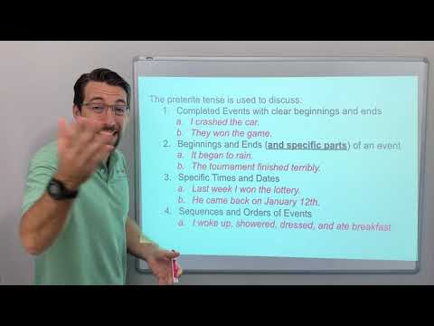 Preterite Tense - Regular AR Verbs