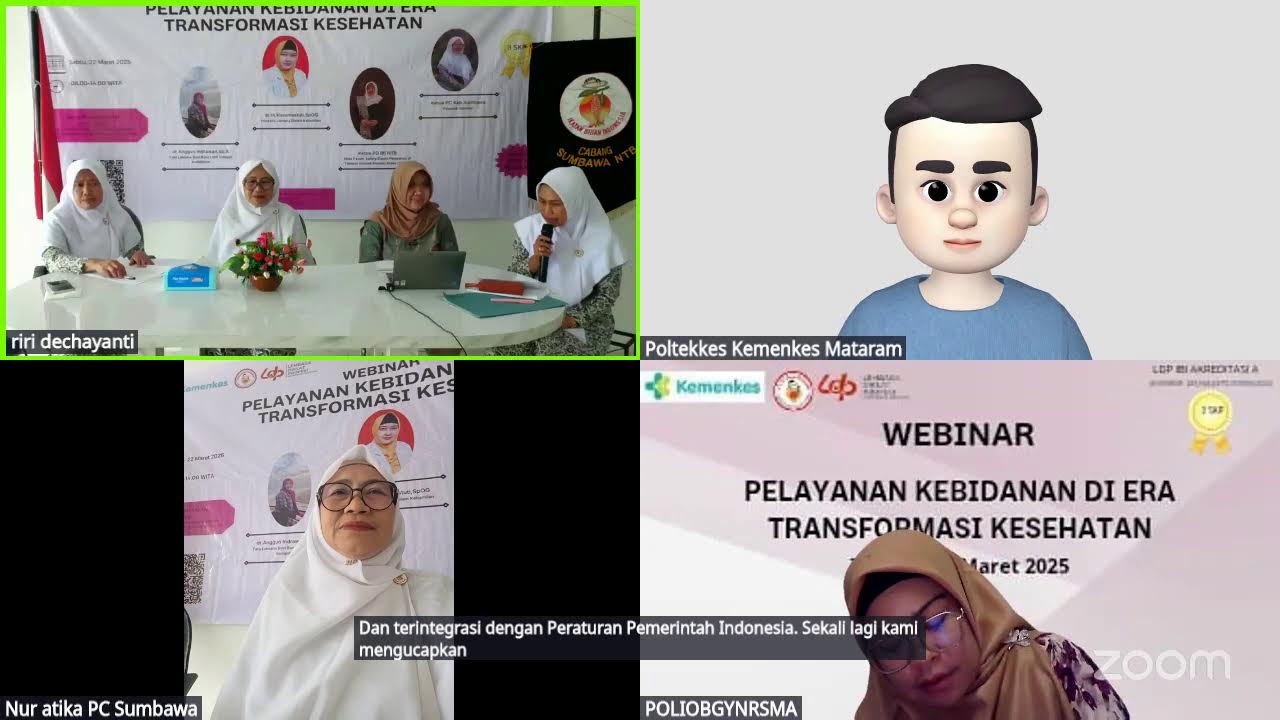WEBINAR PELAYANAN KEBIDANAN DI ERA TRANSFORMASI KESEHATAN