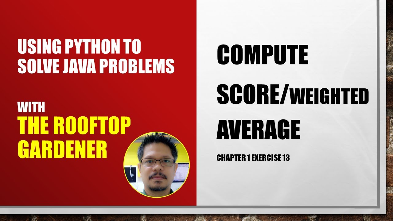 Using Python to Solve Java Problems | Solving Chapter 1 Exercise 13