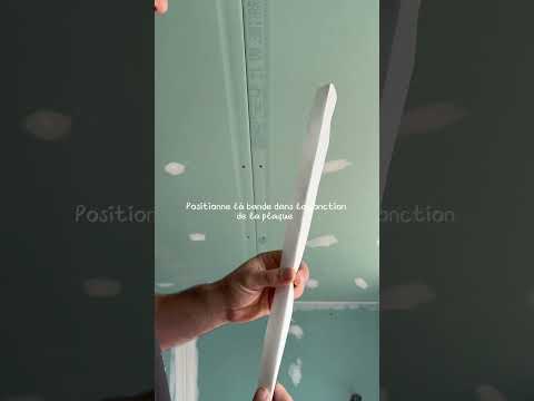 TUTORIAL | How to make your placo strips perfectly 🛠️🤩 #renovation #plasterboard #strip #diy