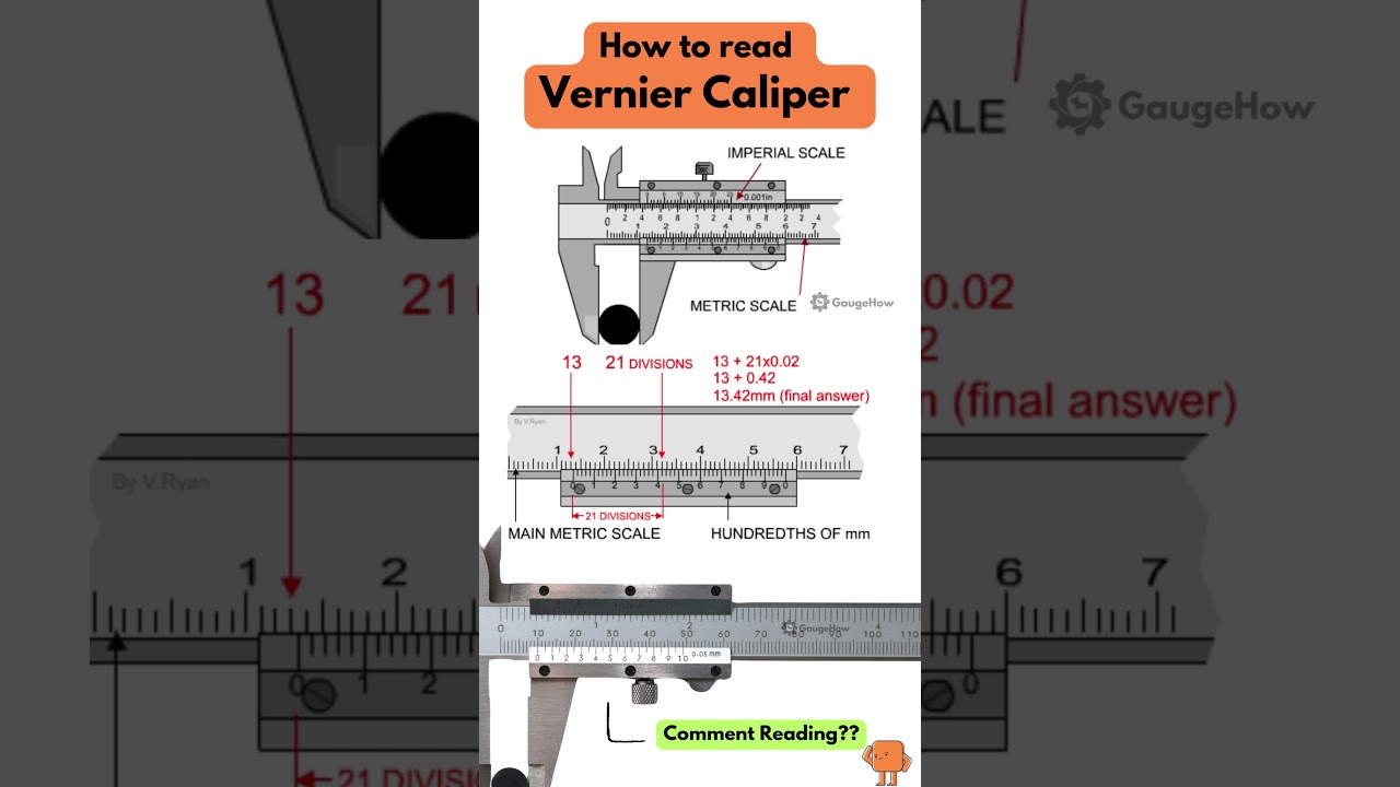 How to read Vernier Caliper🤔