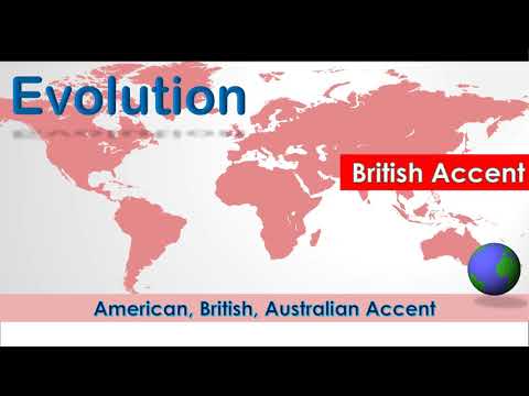 Evolution ~ Pronounce Evolution in American Accent, Australian Accent and British Accent