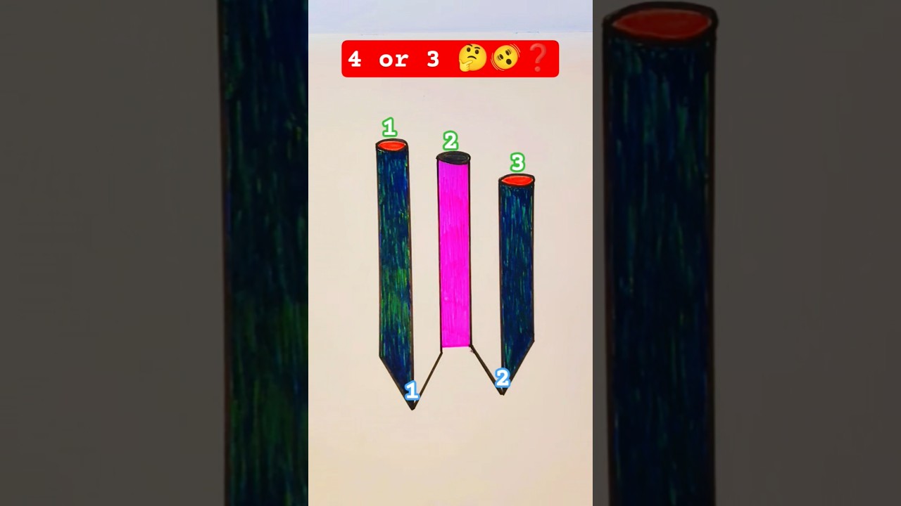 How is this possible 😧🤔 #art #drawing #youtubeshorts #viralshort #trending #3d #illusion