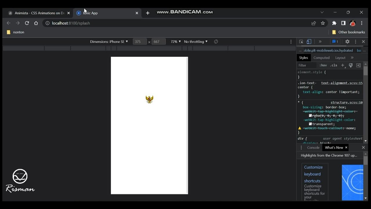 IONIC (TUTORIAL) - MEMBUAT SPLASH SCREEN DI PROJECT IONIC