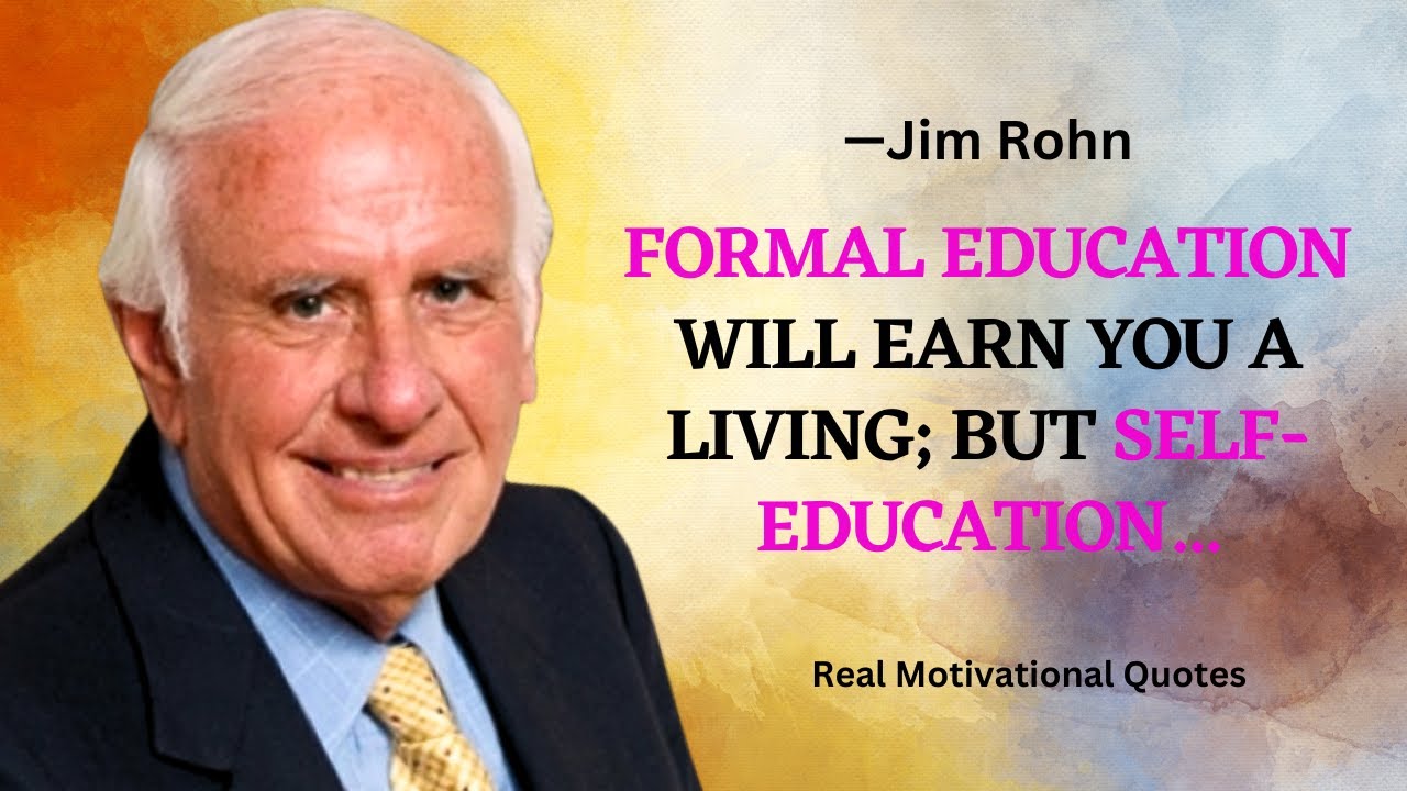 Top 20 Jim Rohn Quotes You'll Never Forget - Real Motivational Quotes
