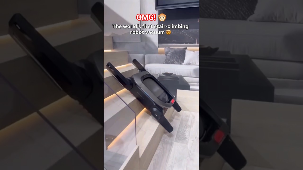 STAIR-CLIMBING ROBOT VACUUM - A World First