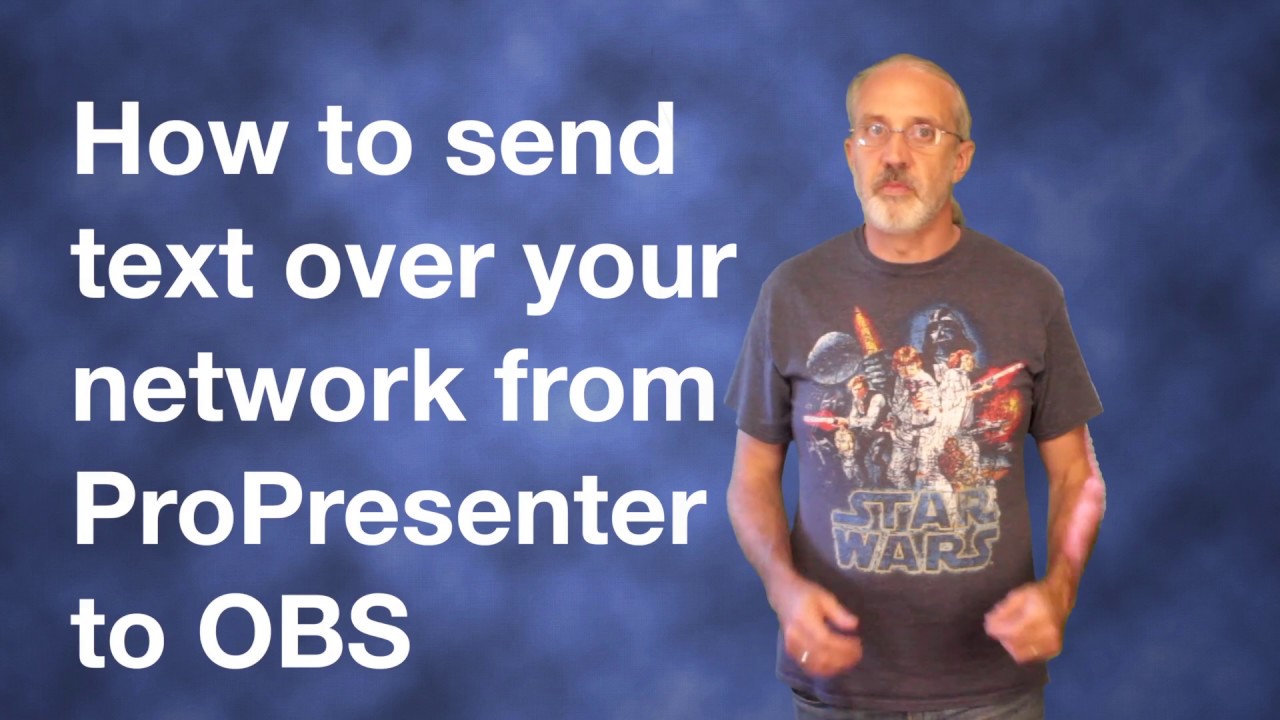 ProPresenter 6 Tutorial: How to send text over the network from ProPresenter to OBS to live stream