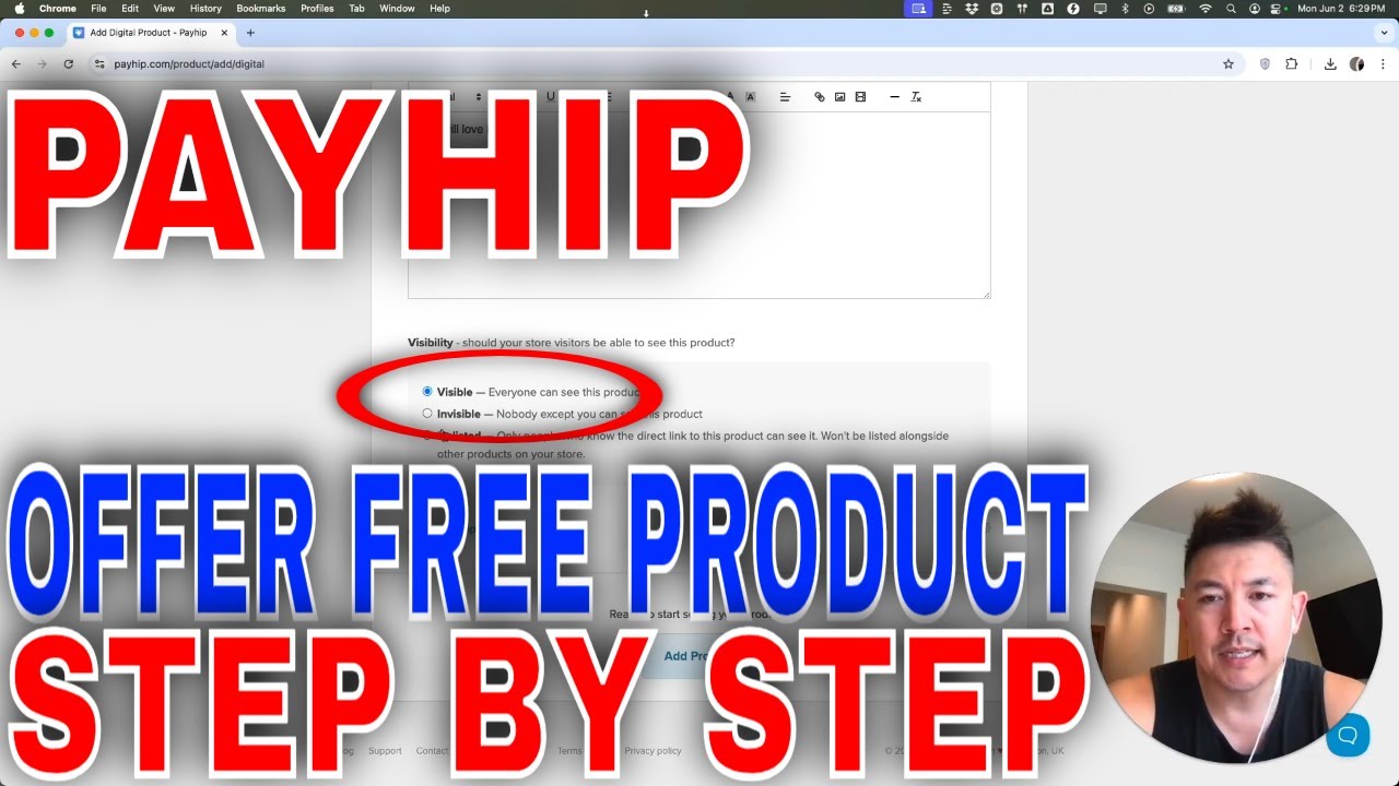 ✅  How To Offer Free Product In Payhip🔴