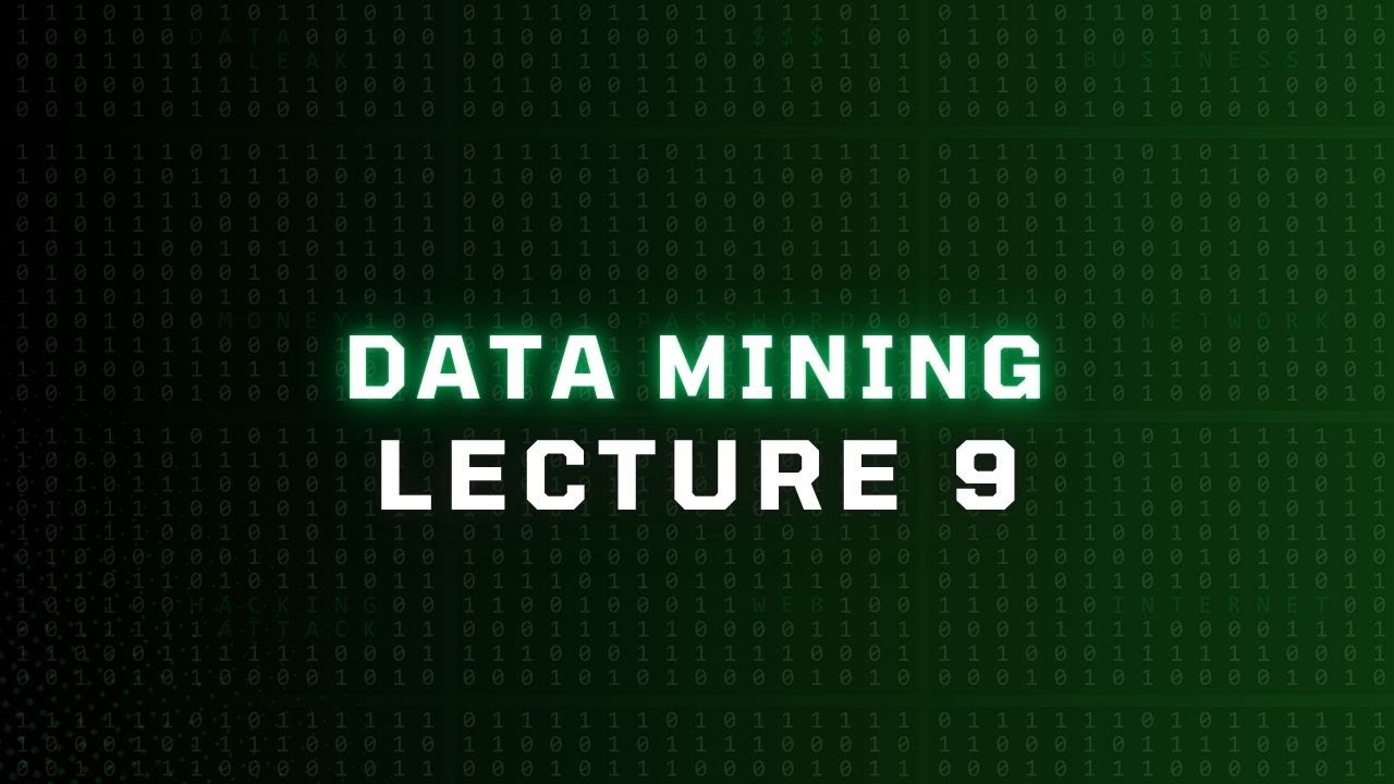 Data Mining - Data Warehouse part 1 | Lecture 9