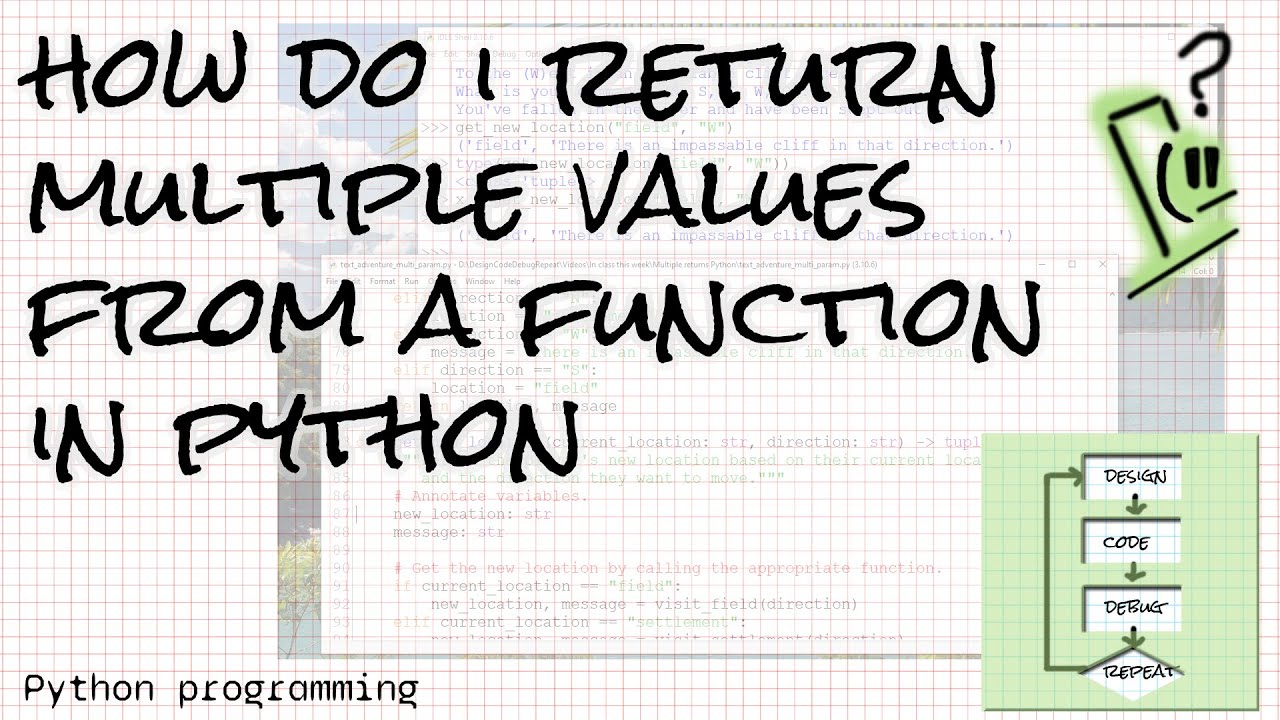 How to return multiple values from a function in Python