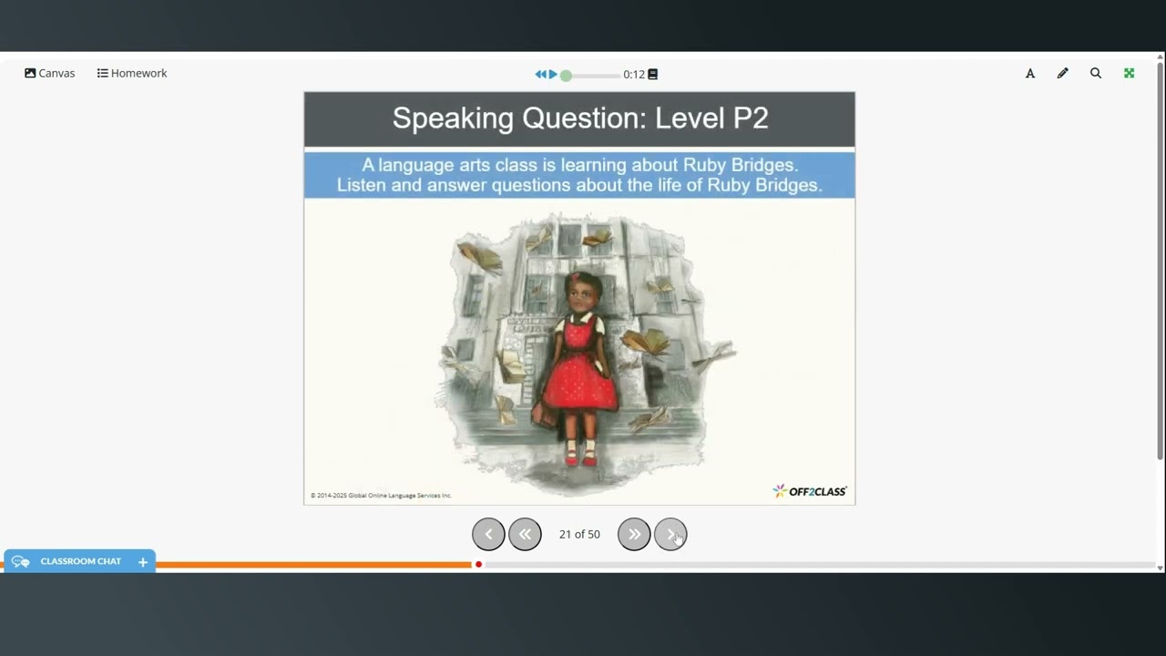 WIDA Access Exam - Speaking Section