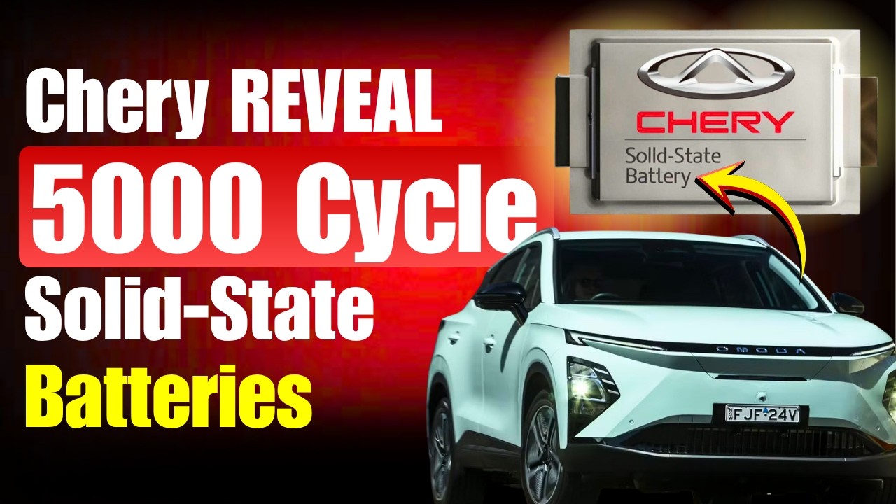 Chery reveals solid-state battery tech rated for OVER 1500km of Range!