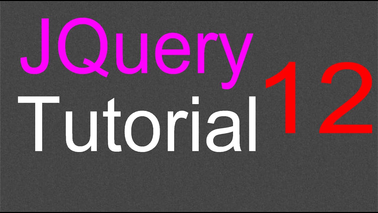 JQuery Tutorial for Beginners - 12 - Toggle classes on and off
