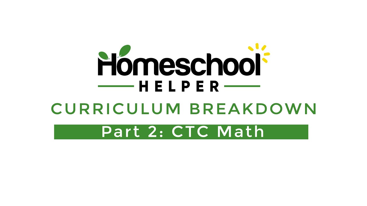 Curriculum Breakdown - CTCMath