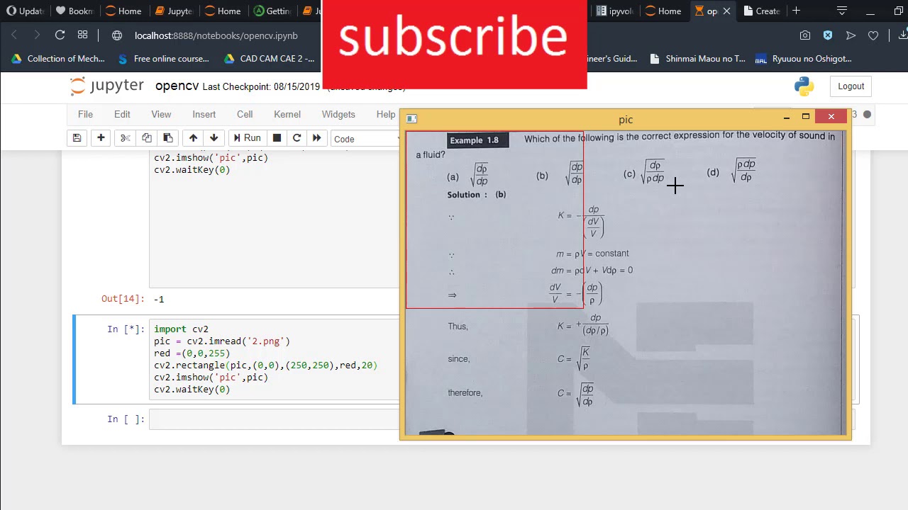 OPENCV | How to draw a rectangle and fill it on image in python