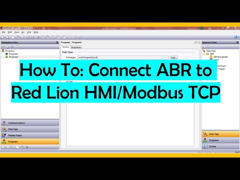 Connecting an ABR barcode scanner to a Red Lion HMI