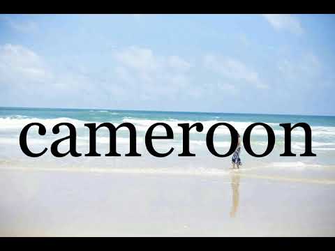 How To Pronounce cameroon🌈🌈🌈🌈🌈🌈Pronunciation Of cameroon