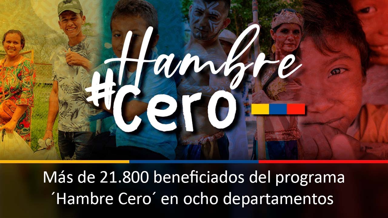 Más de 21.800 beneficiados del programa ´Hambre Cero´ en ocho departamentos