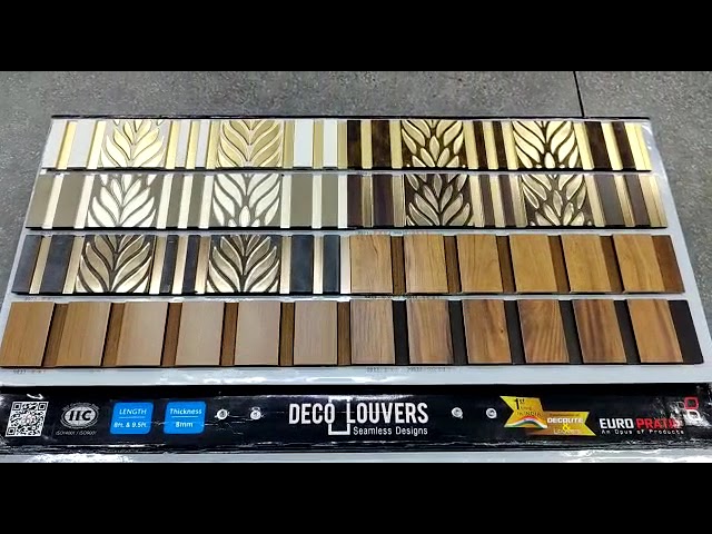 Deco Louvers Seamless Designs Wholesaler from Chennai