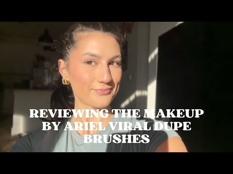 REVIEWING THE VIRAL DUPE MAKEUP BY ARIEL BRUSHES FROM AMAZON π€―