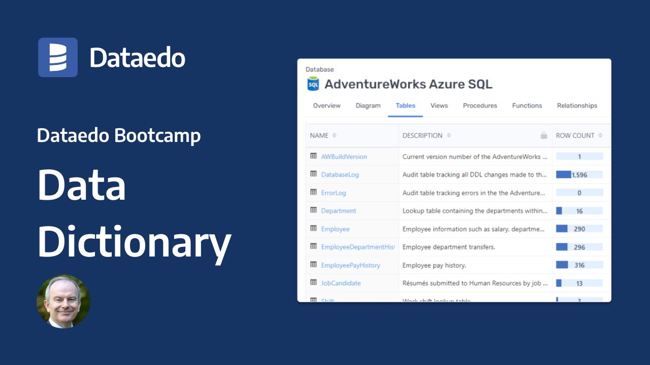 Dataedo Bootcamp - #7 Data Dictionary