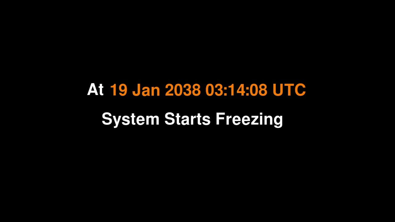 Linux Year 2038 Problem Demonstration