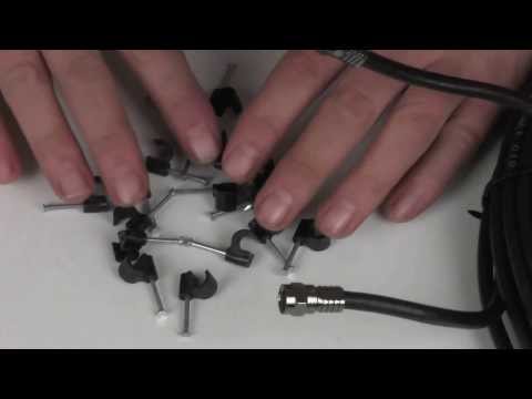 Universal Satellite Grade RF Cable. Makes F Connector & Coax Cables In One Simple Kit