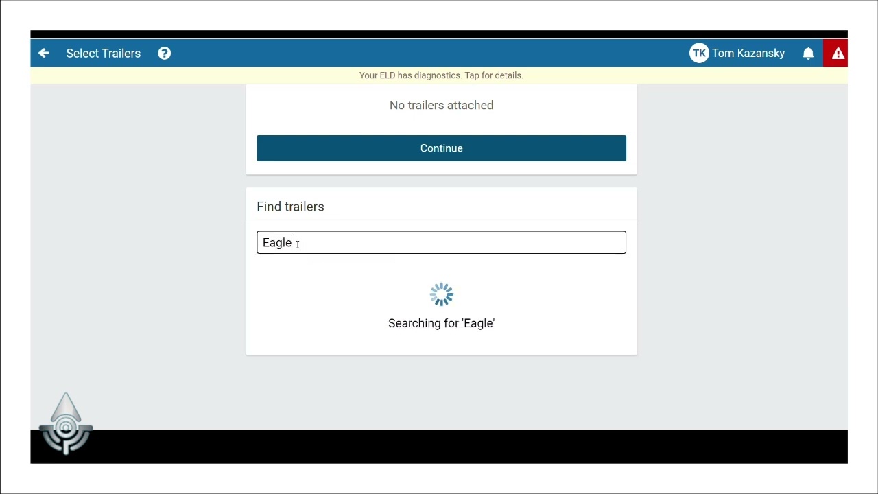 Adding a new trailer in the Geotab Drive app