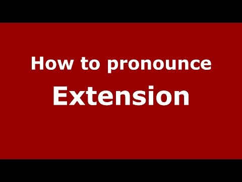 How to pronounce Extension (Colombian Spanish/Colombia) - PronounceNames.com