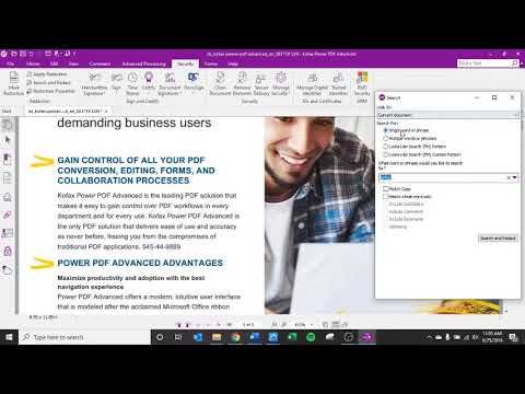 Kofax Power PDF Advanced v 3.1 Redaction and Docusign Features