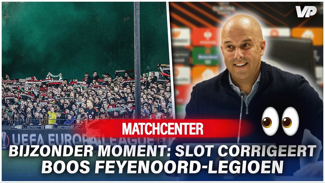 Bijzonder moment: Slot drukt boos Feyenoord-publiek met neus op de feiten