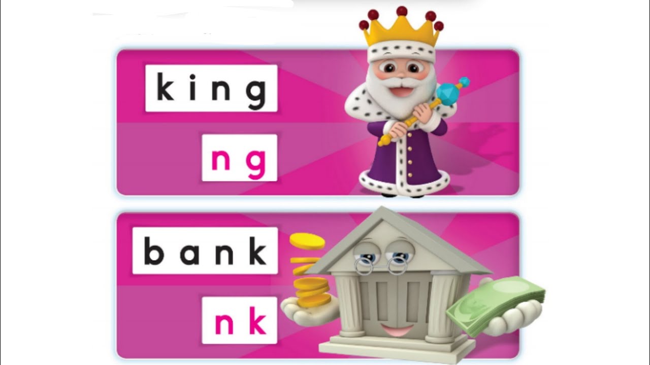 Oxford Phonics World student book level 4 - Consonant blends - disc 2 - unit 6 - ng nk - king bank