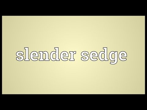 Slender sedge Meaning