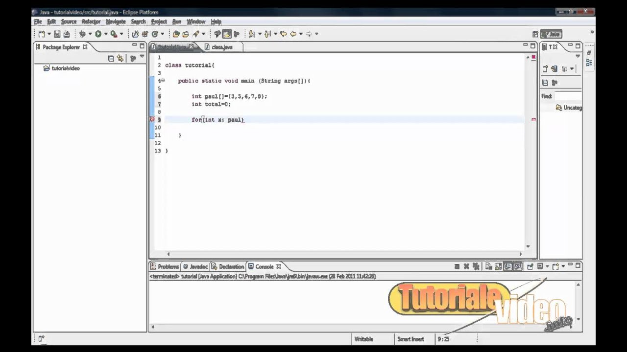 Tutoriale Video java nr 27