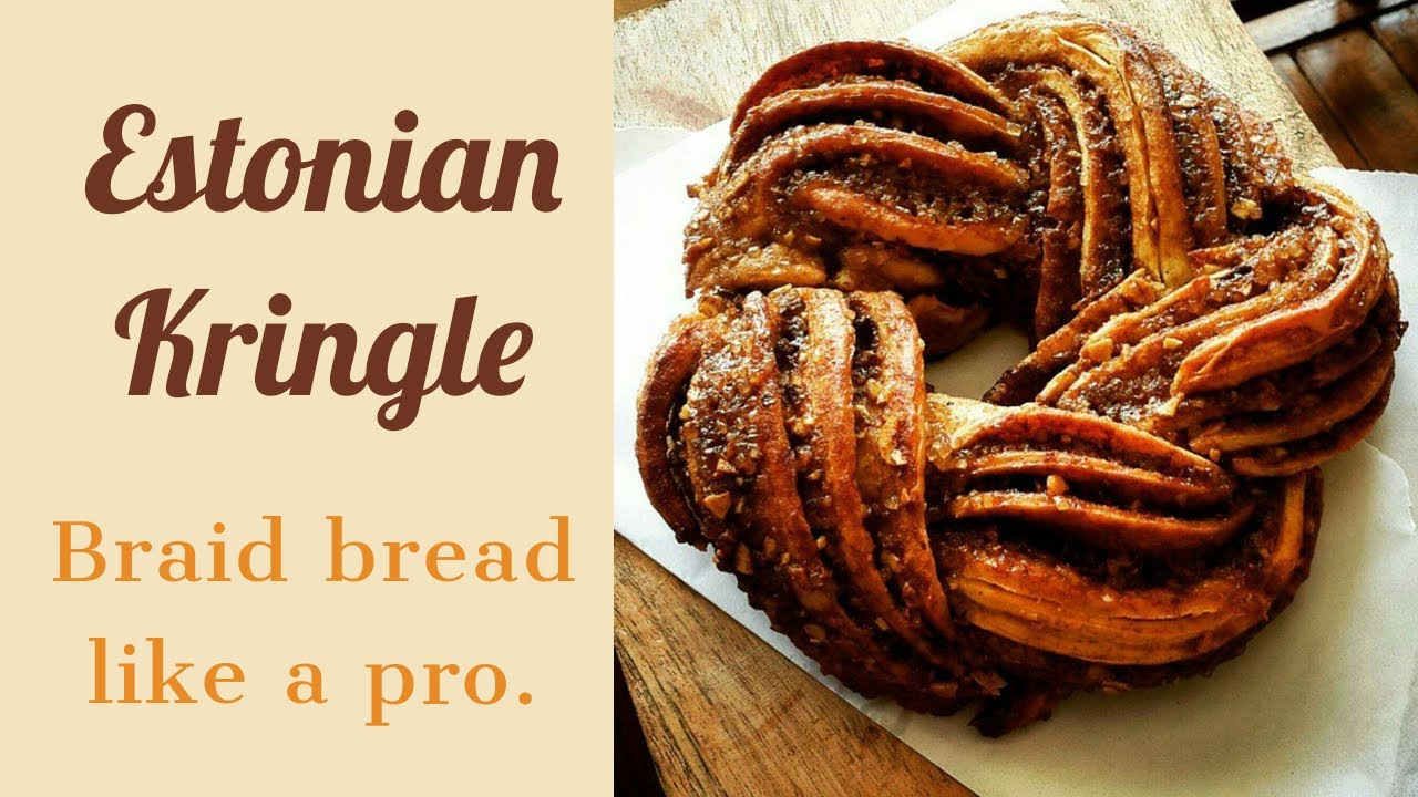 Bake Bread at home | The Estonian Kringle | Braided Cinnamon Bread |