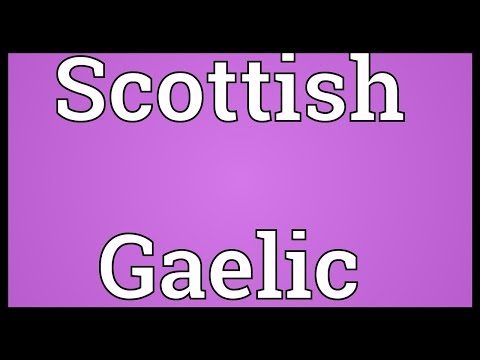 Scottish Gaelic Meaning