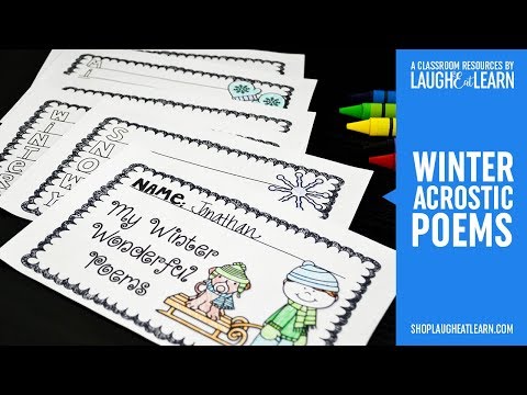 Winter Acrostic Poems