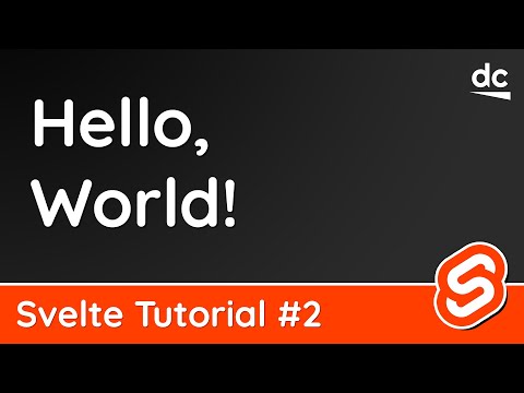 Learn Hello World Example App Structure Svelte Tutorial 2 - Mind Luster